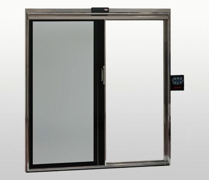 Yacht door - Nemo Industrie - for boats / sliding / with glass panel