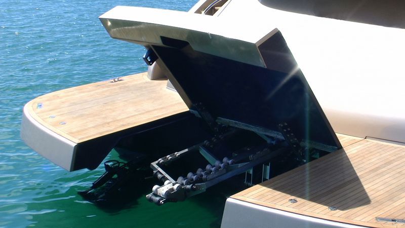 Tender lift - PN-SV - Pin-craft - yacht-mounted