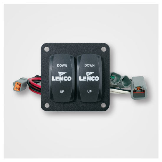 Boat switch - 10222-211D - Lenco Marine - for trim tab systems / rocker
