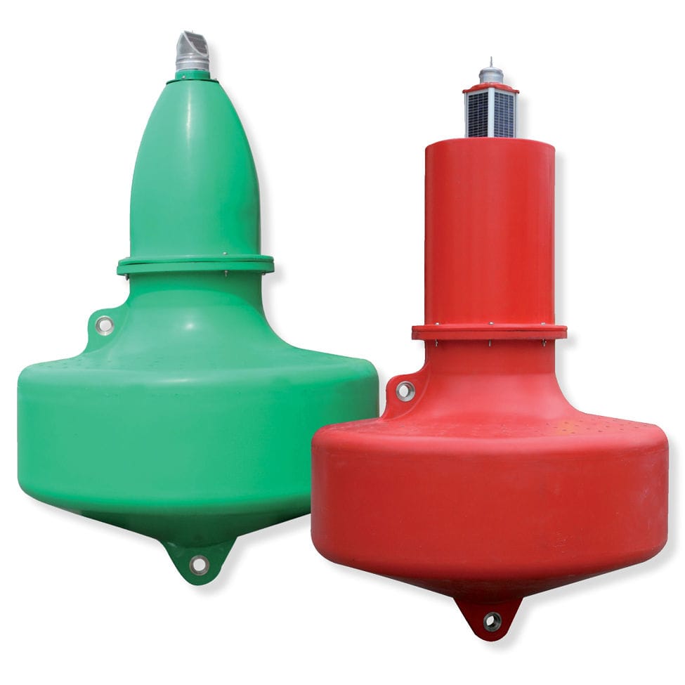 Beacon buoy - SL-B1500 - Sealite - channel / stainless steel / with ...