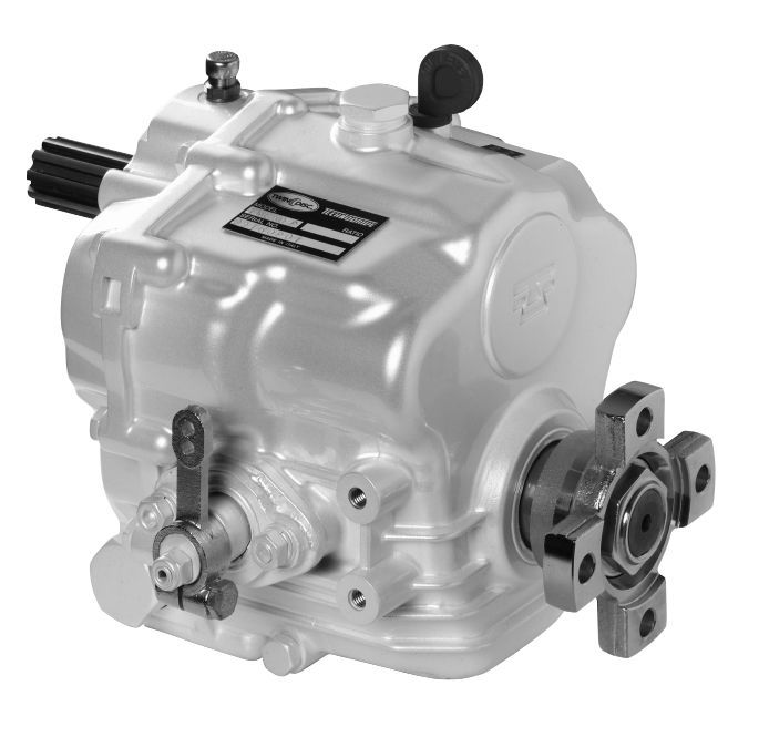 Boat reduction gearbox - TMC 60 P - Twin Disc - motor / with clutch