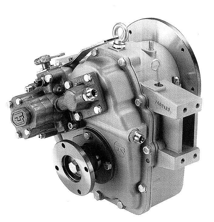 Boat reduction gearbox - TM 880 A - Twin Disc - motor / with hydraulic ...