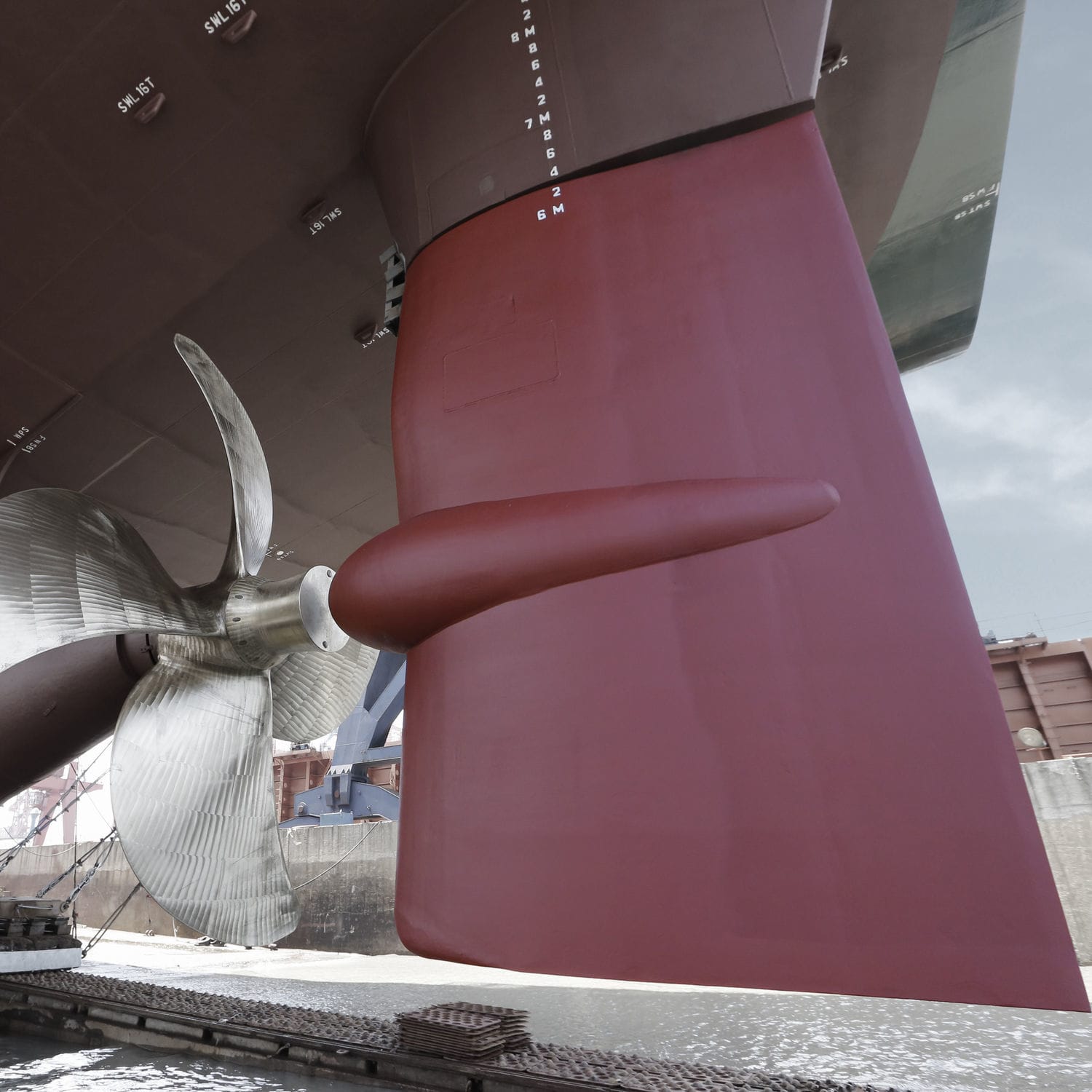 Ship rudder - ESPAC - Damen Marine Components