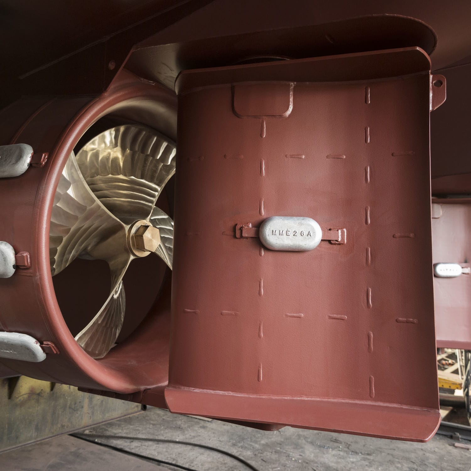 Ship rudder - Master - Damen Marine Components