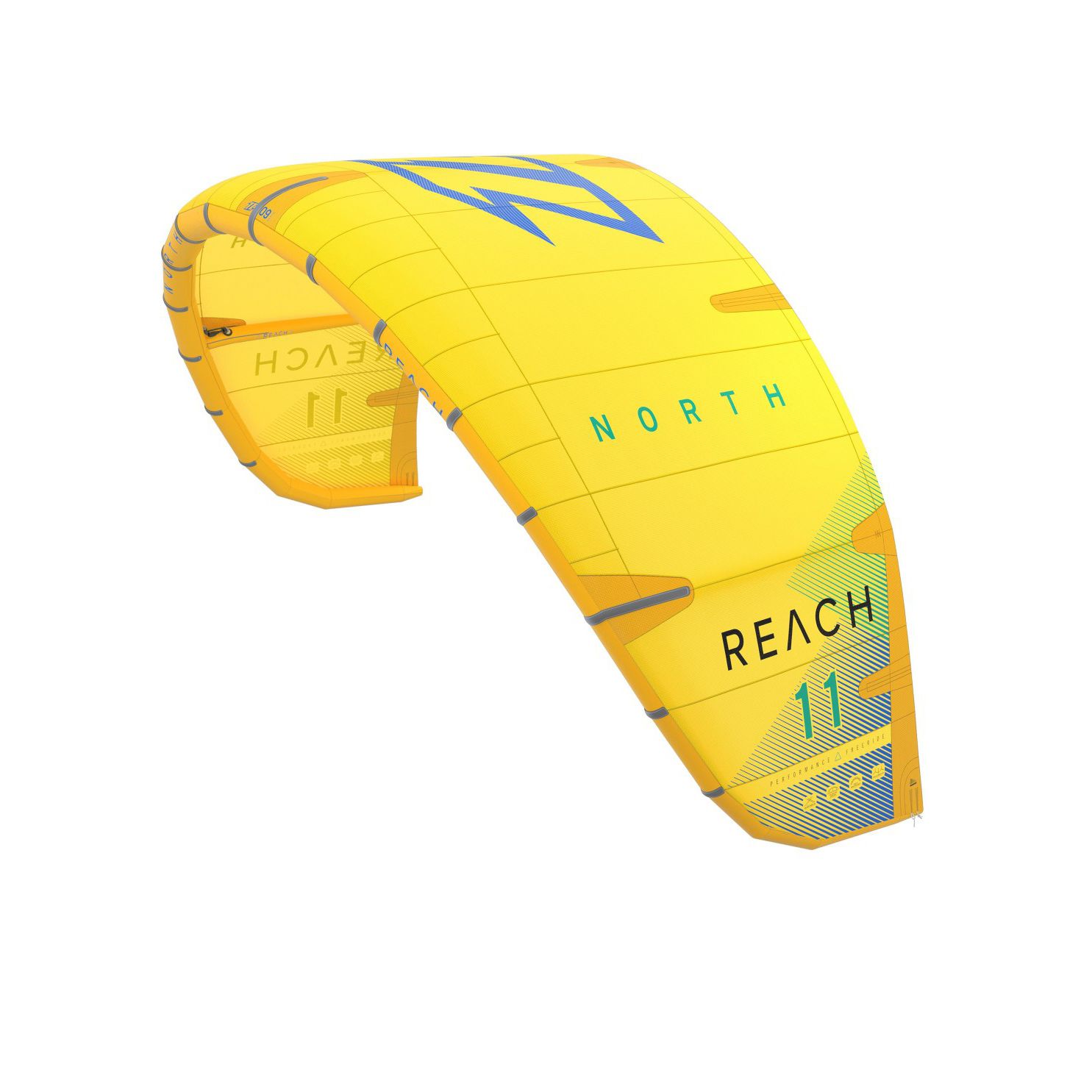 C-shape kitesurf kite - Reach - North Kites - freeride / freestyle / fast