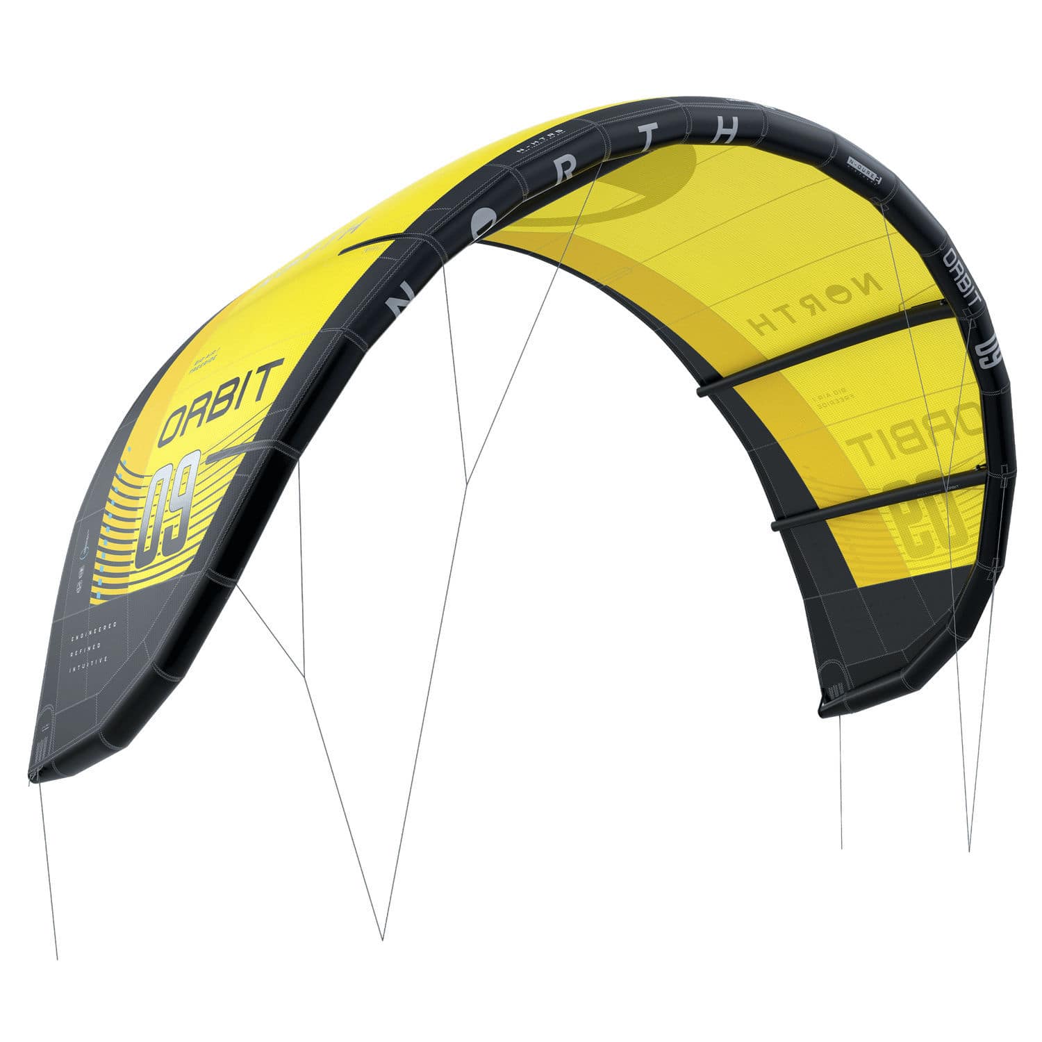 C-shape kitesurf kite - ORBIT - North Kites - freeride