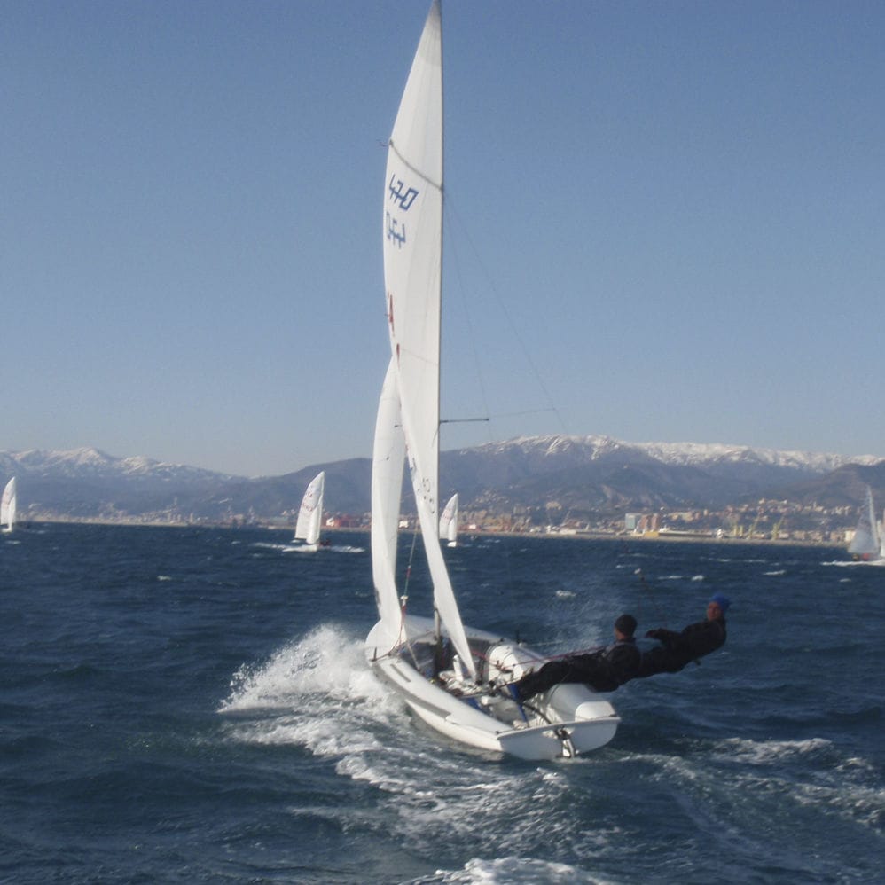 Spinnaker - Ullman Sails - for sailing dinghies / tri-radial cut / 470