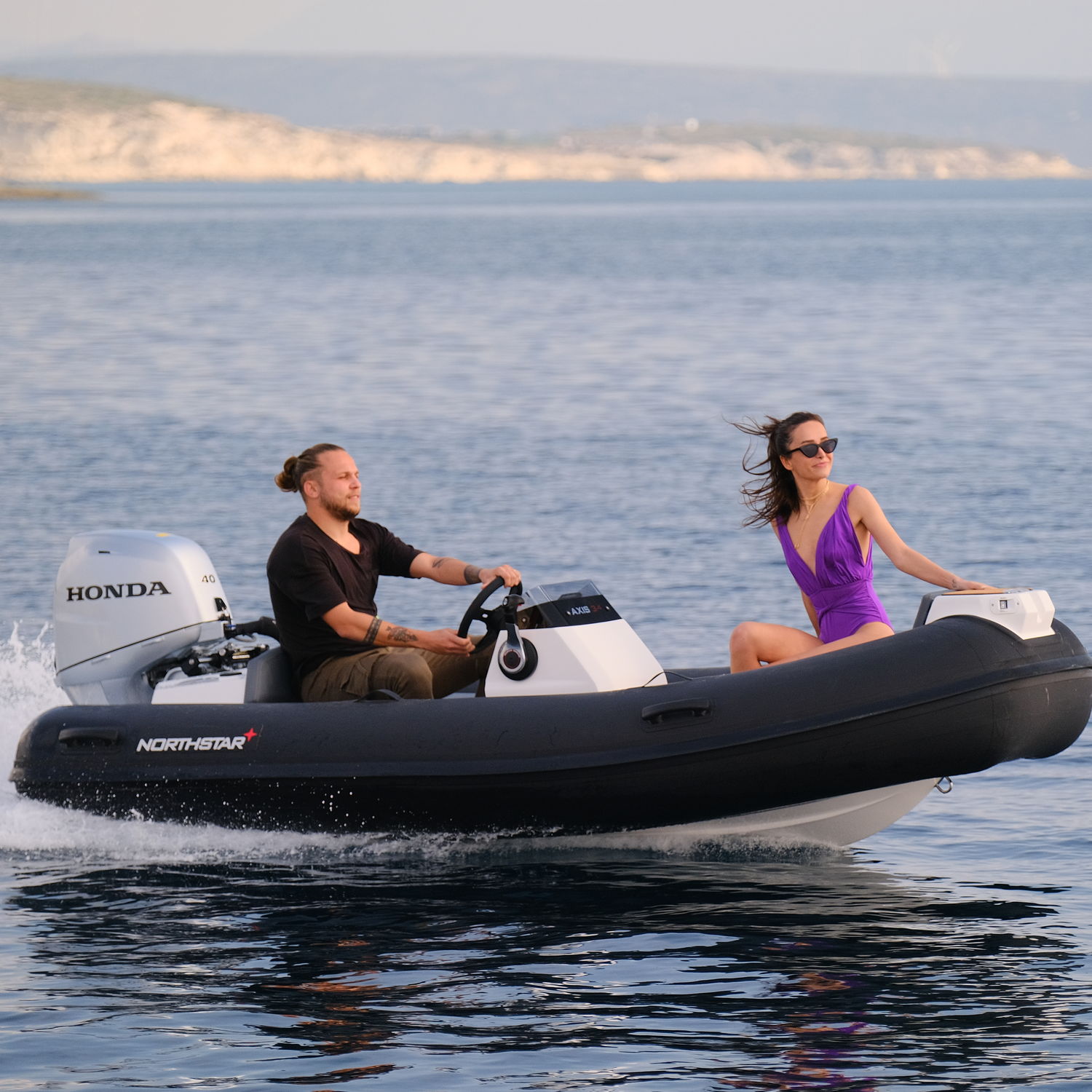 Outboard inflatable boat - Axis 3.4 - NORTHSTAR RIBs - rigid / open ...