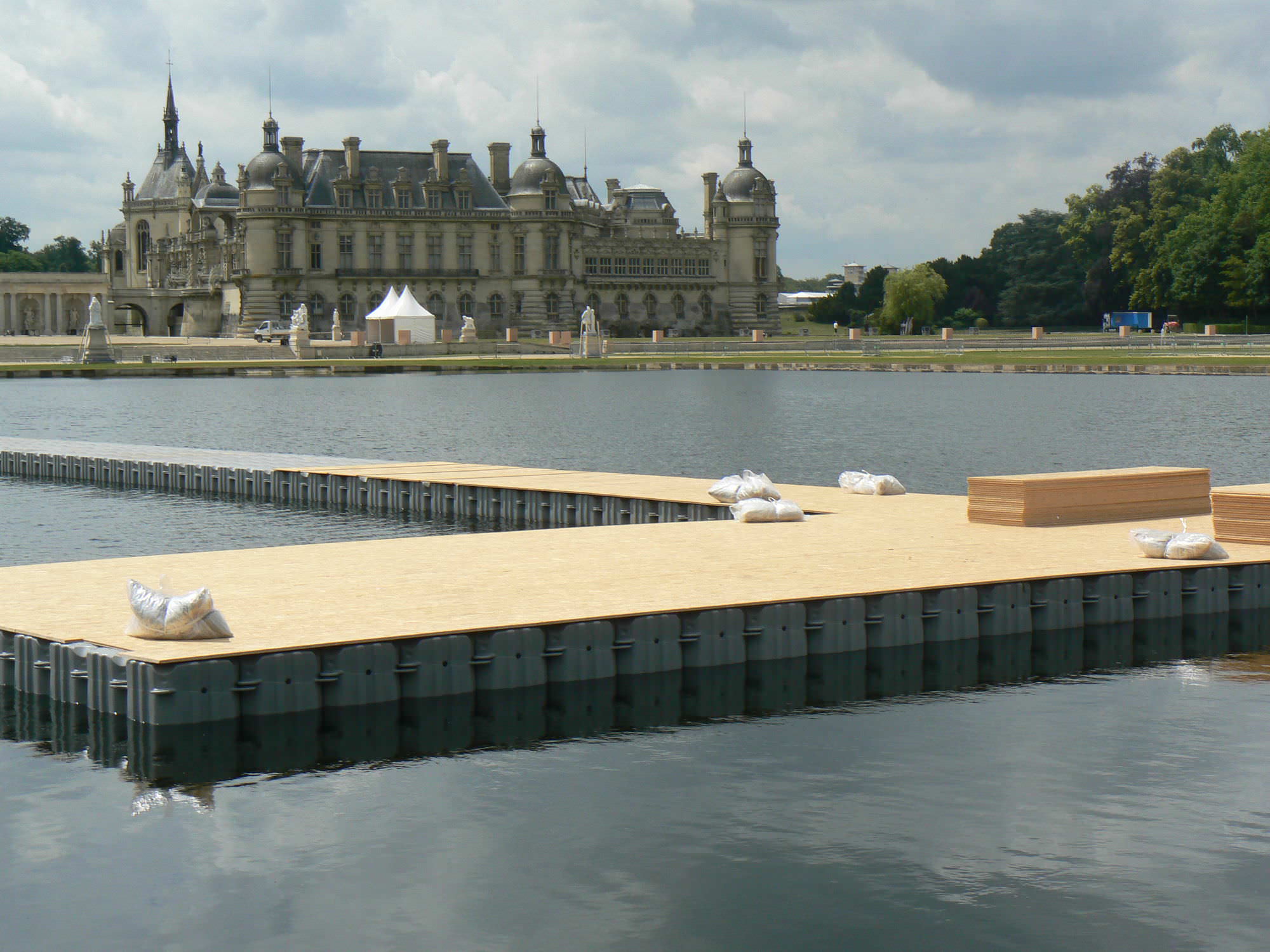 Floating platform - MARINEFLOOR EUROPE - marine / modular