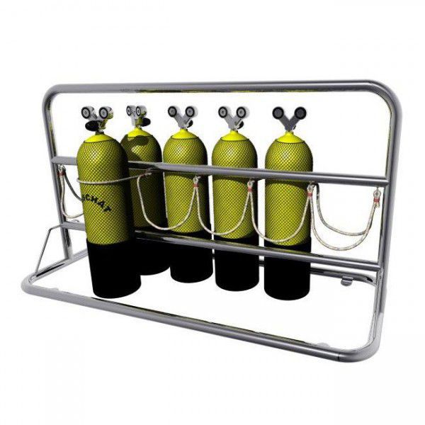 Scuba tank rack - 90-ST - INOX MARINE INNOVATION