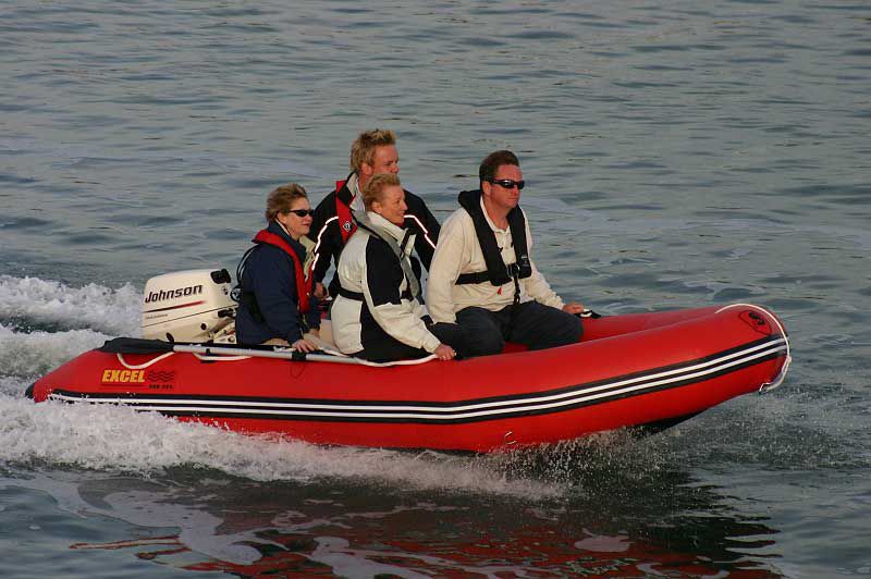 Outboard inflatable boat - VOLANTE SD390 - Excel Inflatables - 6-person ...
