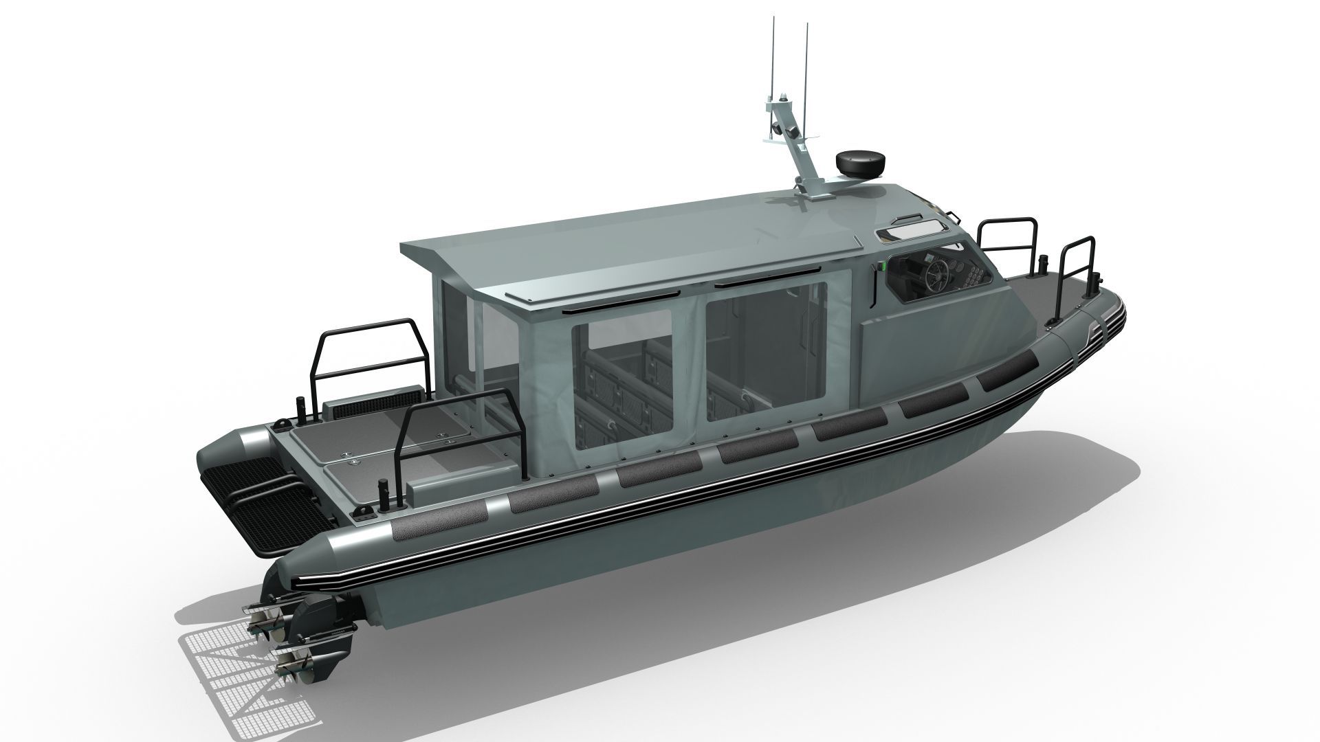 Crew boat - MRCD1050 - Madera Ribs - inboard / diesel / rigid hull ...