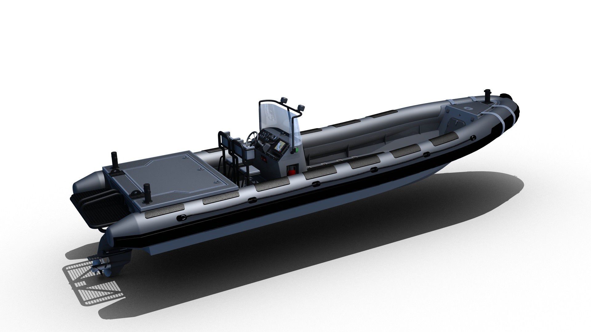 Utility boat - MRD1000 - Madera Ribs - inboard / rigid hull inflatable boat