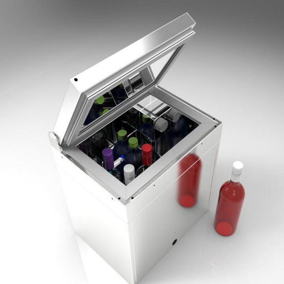 Boat refrigerator - FRO25C - Frigonautica - for yacht / top loading ...