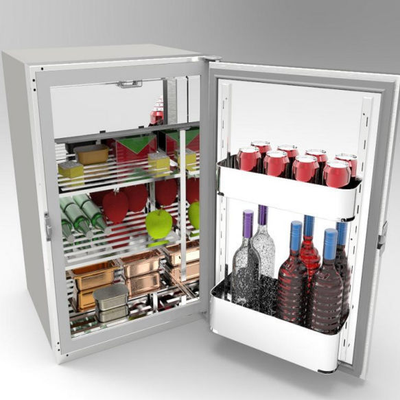 Boat refrigerator - FR130AC - Frigonautica - for yachts / built-in ...