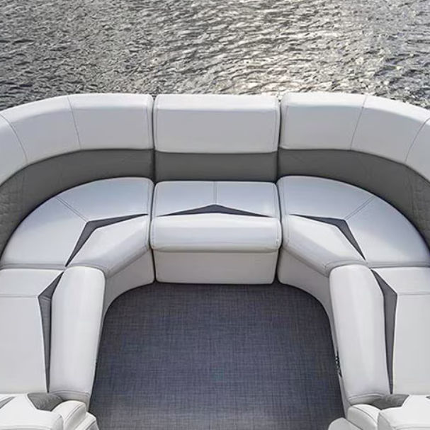 Pontoon boat bench seat - Manitou Pontoon Boats - white