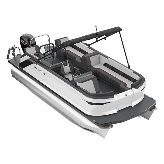 Outboard pontoon boat - 22 MAX - Manitou Pontoon Boats - tri-tube ...
