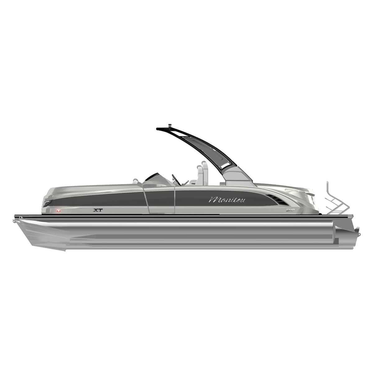 Outboard pontoon boat - XT 23 SRS - Manitou Pontoon Boats - twin-engine ...