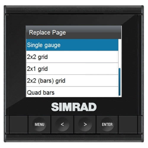 Boat display - IS35 - Simrad Yachting - multi-function / digital / LCD