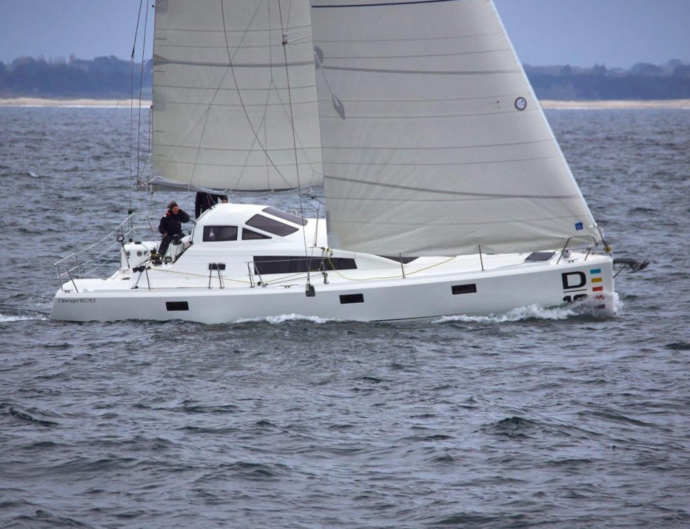 Cruising sailboat - DJANGO 12.70 - Marée Haute - open transom / 3-cabin