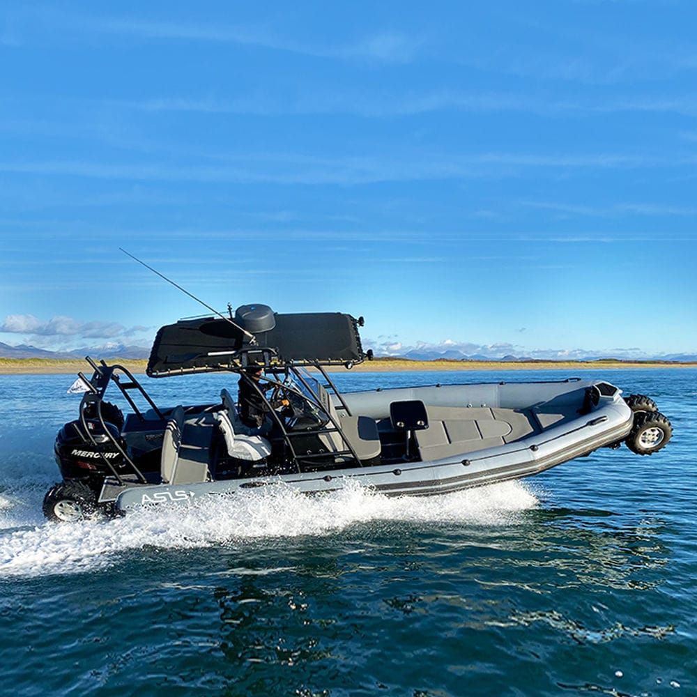 Outboard inflatable boat - 8.4 M - ASIS BOATS - RIB / amphibious