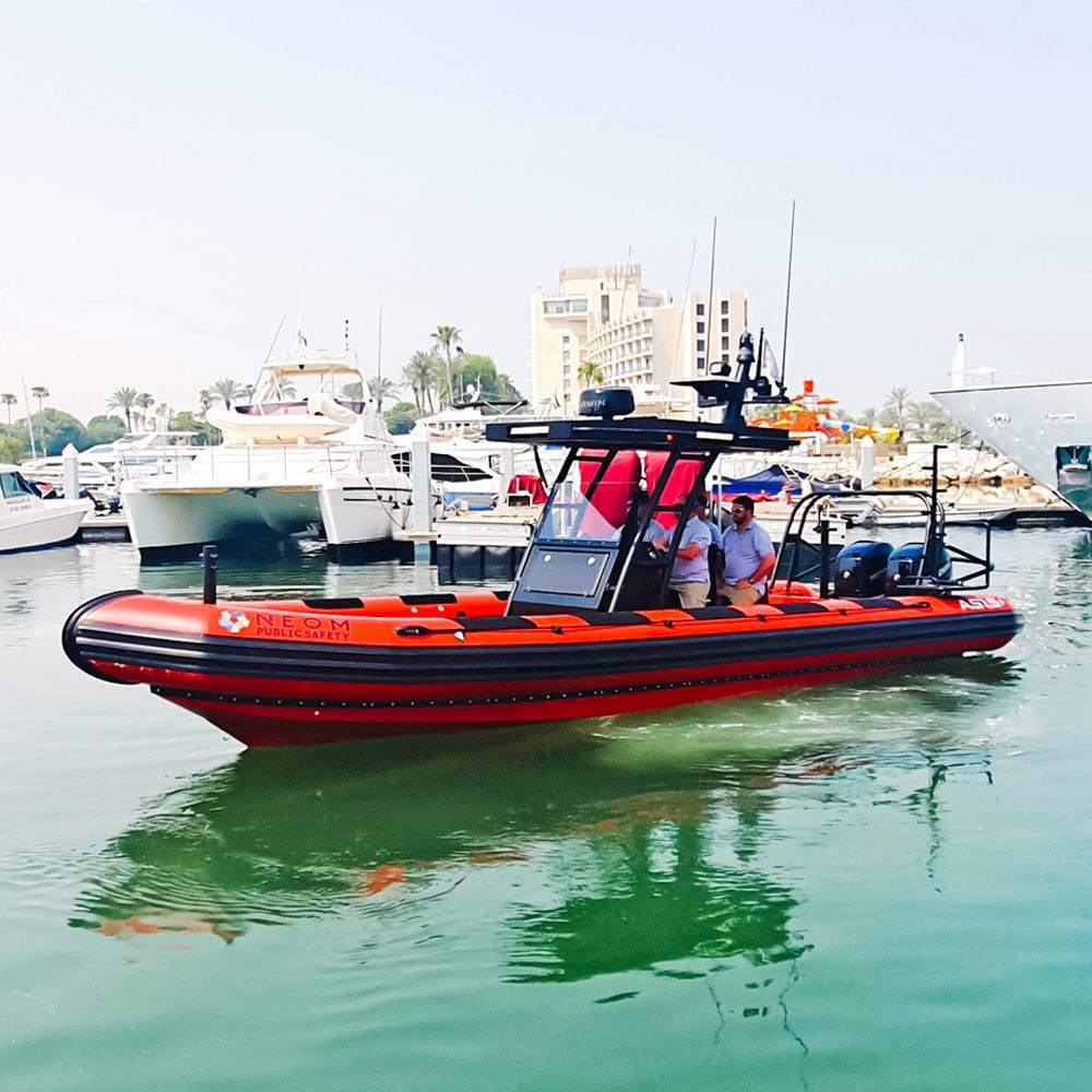 Outboard inflatable boat - 9.5 M - ASIS BOATS - RHIB / rescue / fiberglass