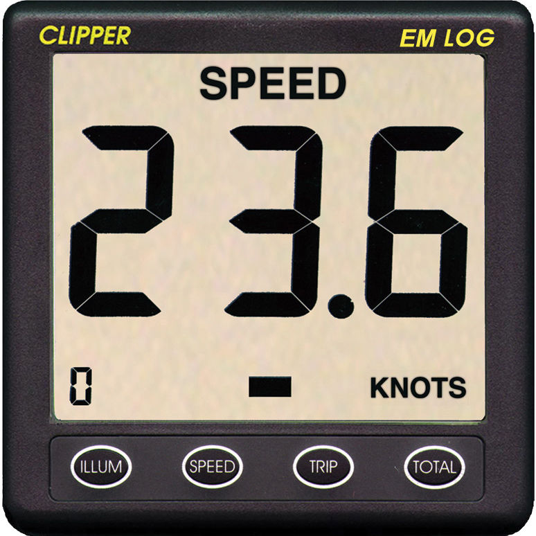 Boat speed log - Nasa Marine - digital / electromagnetic
