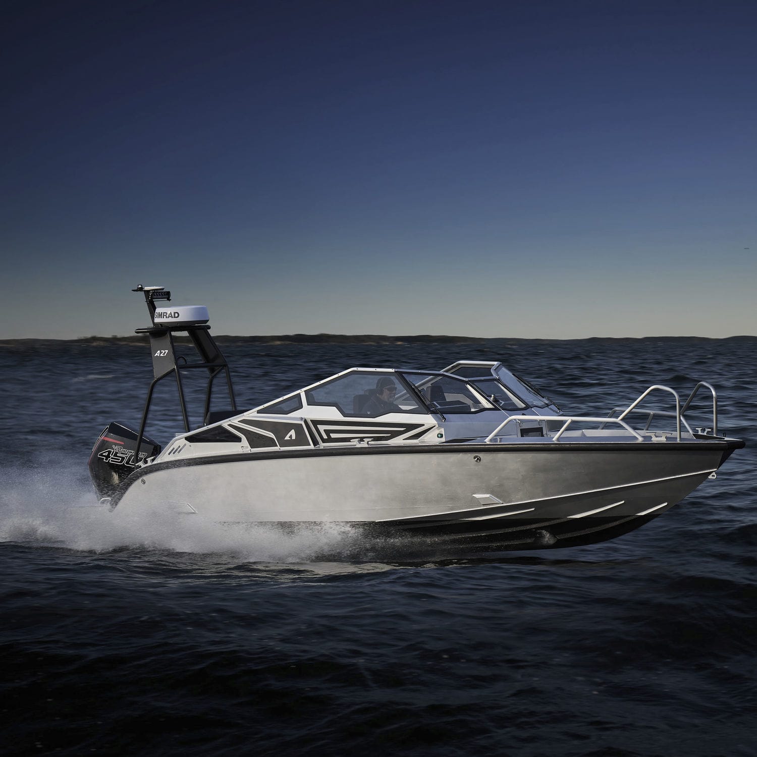 Outboard runabout - A27 - Anytec Sweden AB - dual-console / bowrider / open