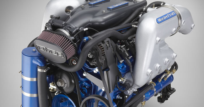 Inboard engine - MV8 6.0L OPS (375 HP @ 5400 RPM) - Ilmor Marine ...