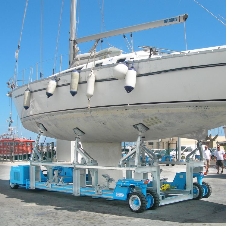 Handling trailer - MBT 25 - ABI TRAILERS - road / for boat / for shipyards