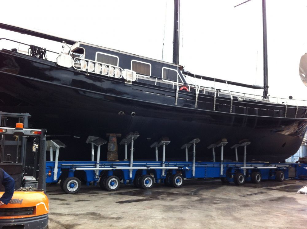 Handling trailer - MBT 250 - ABI TRAILERS - road / for boat / for shipyards