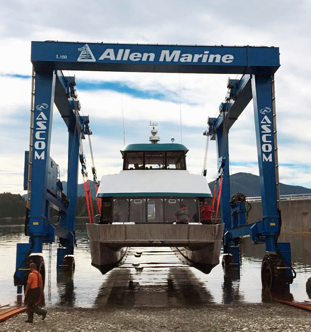 Remotely controlled travel lift - ATS 25-400 - ABI Trailers - four ...