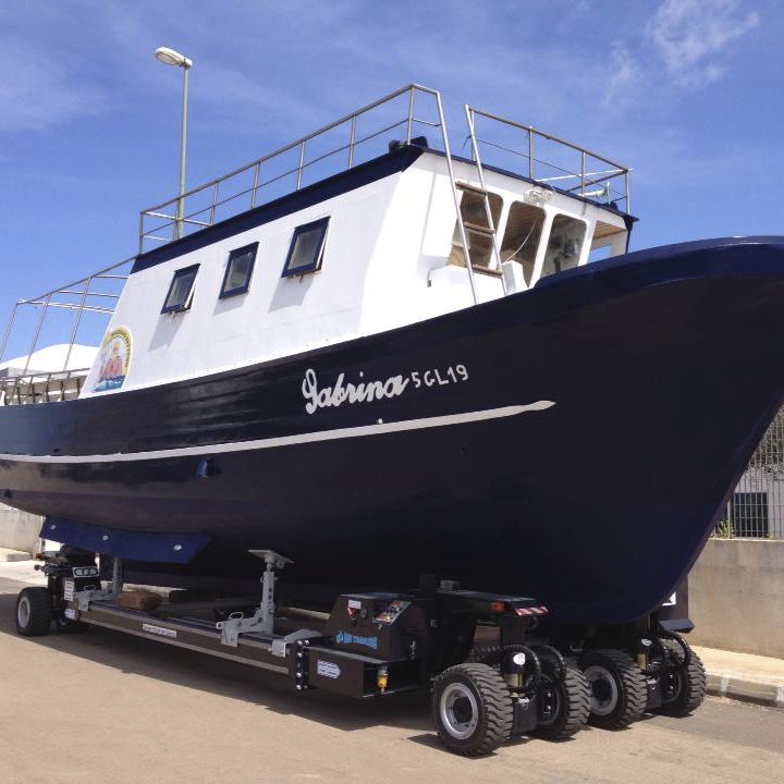 Handling trailer - MBT 20 - ABI Trailers - for boats / shipyard / self ...