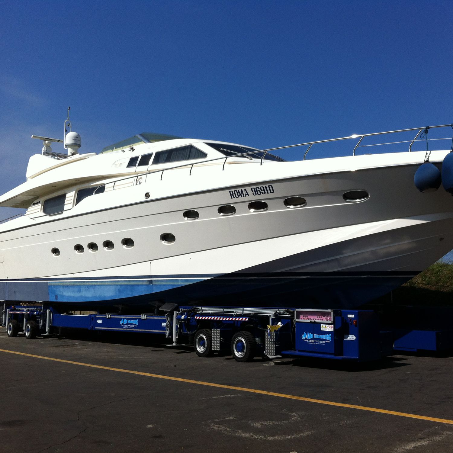 Handling trailer - MBT 100 - ABI Trailers - for boats / shipyard / self ...