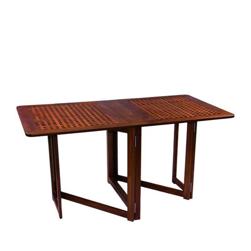 Boat occasional table - Miami - ARC Marine - folding / teak