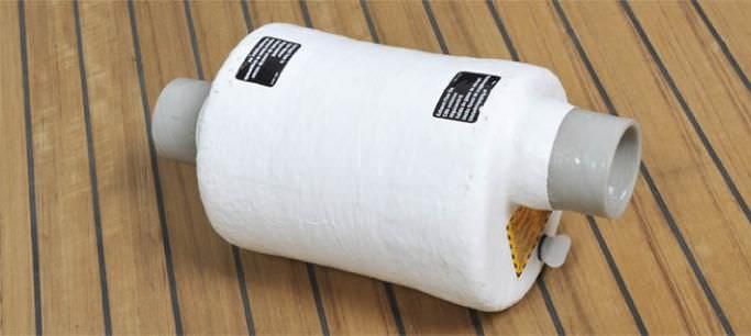 Boat exhaust muffler - Halyard - for ships / for yacht / online