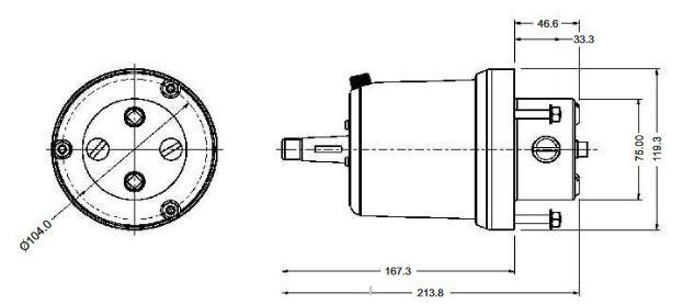 Outboard motor steering - 401 & 402 - Hydrive - hydraulic