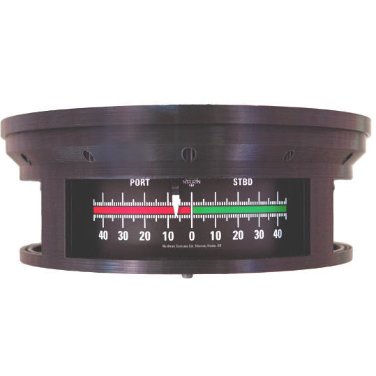 Boat indicator - NT1550 Panoramic RAI - Navitron - rudder angle / analog