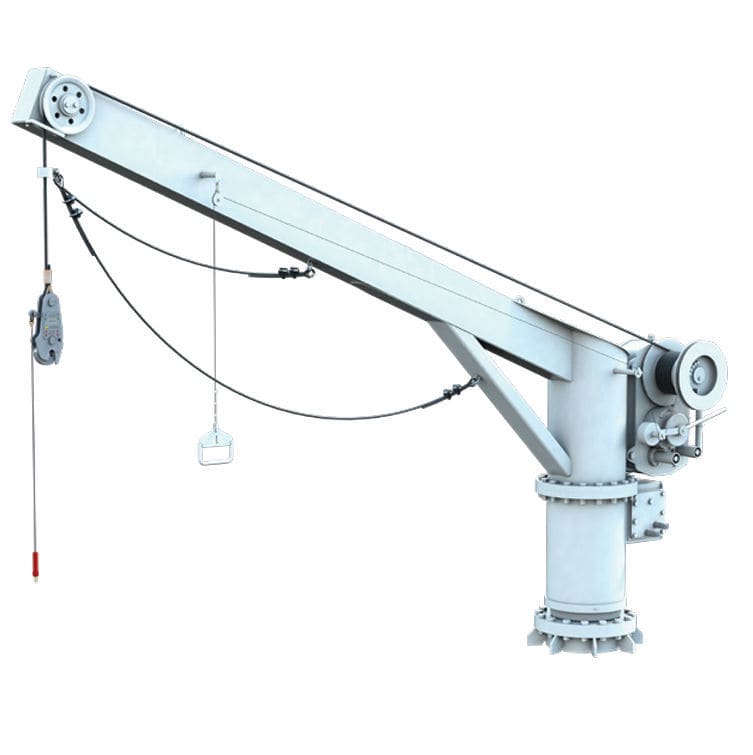 Ship davit - Survitec - life raft / manual / rotating