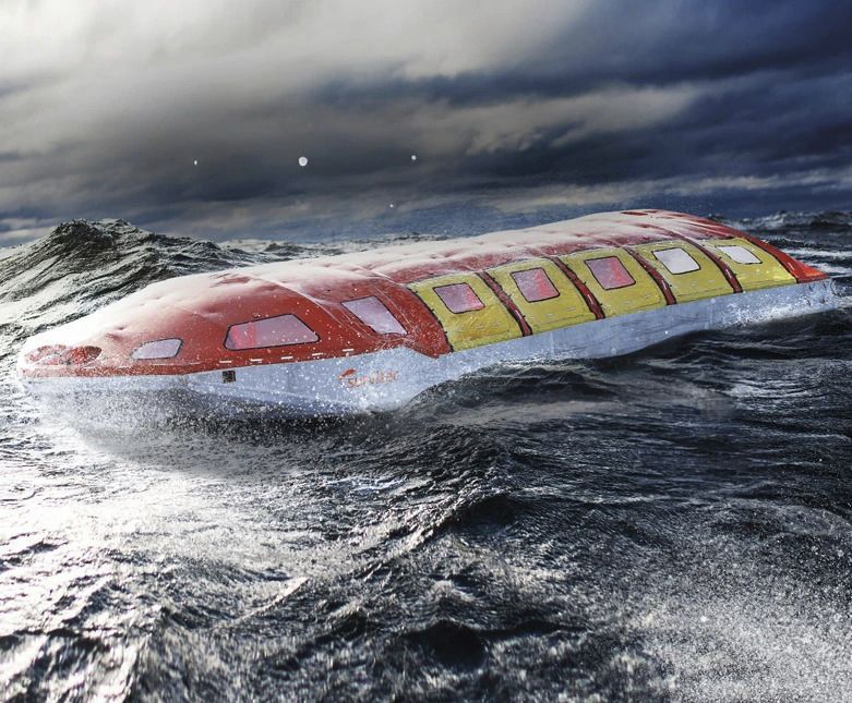 Partially enclosed lifeboat - SEAHAVEN - Survitec - for ships / SOLAS