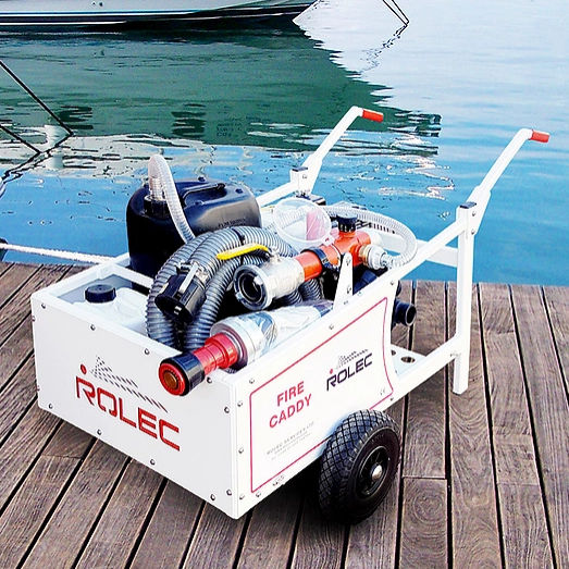 Firefighting trolley - CADDY - Rolec Services - for docks