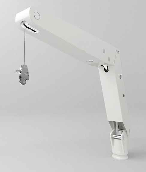 Boat davit - DECK CRANES - C-QUIP - hydraulic / 5-axis articulated