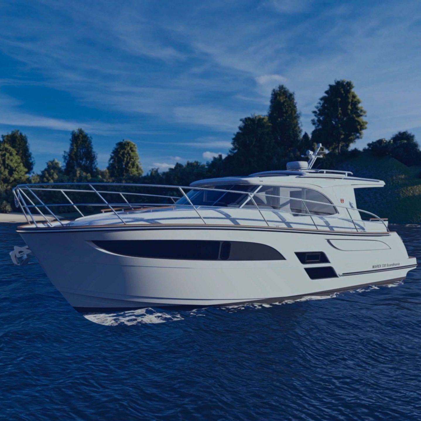 Inboard express cruiser - 330 SCANDINAVIA - Marex - twin-engine ...