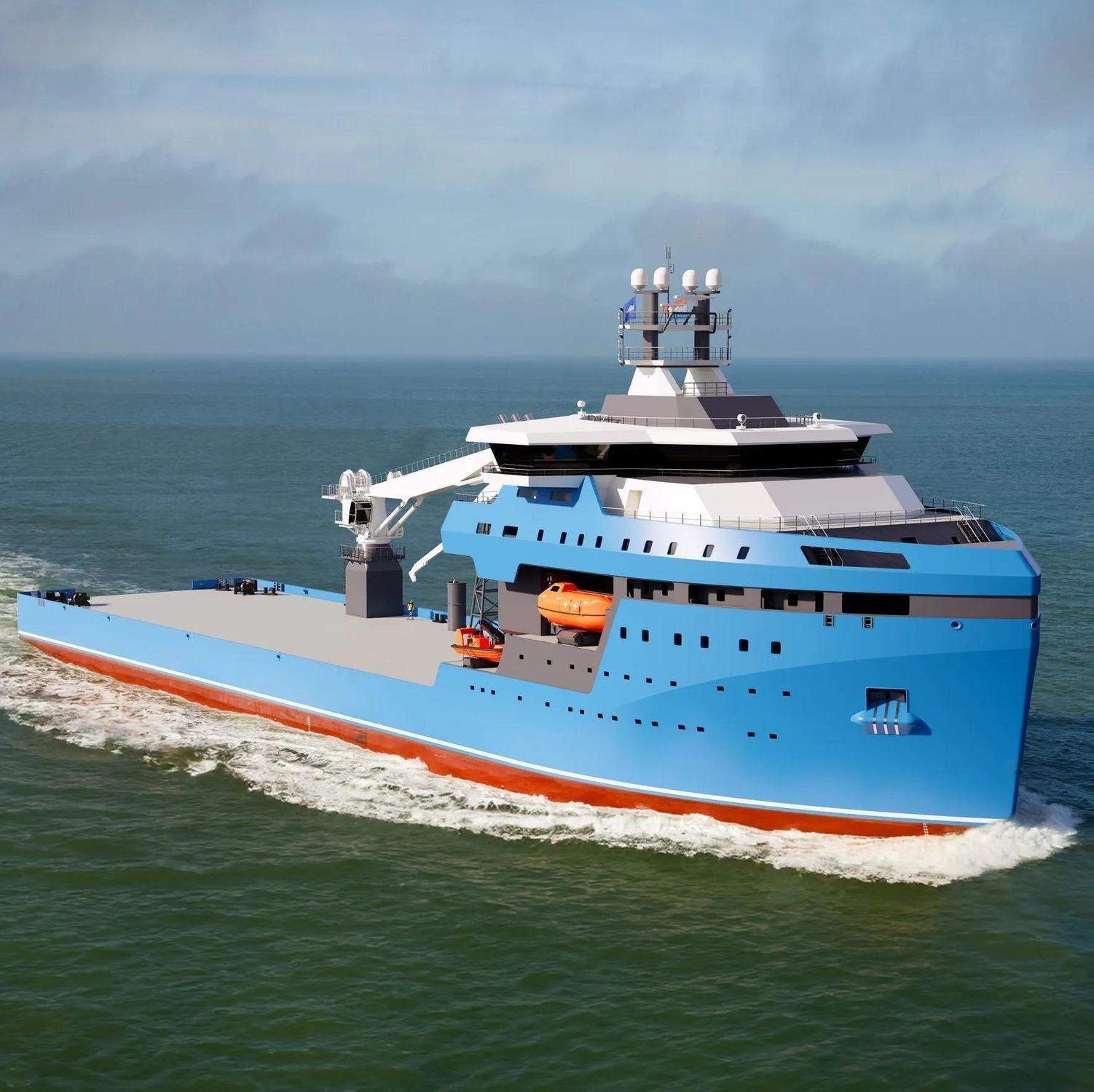Transporter offshore support vessel - DOC 12500 - Damen - heavy lift ...