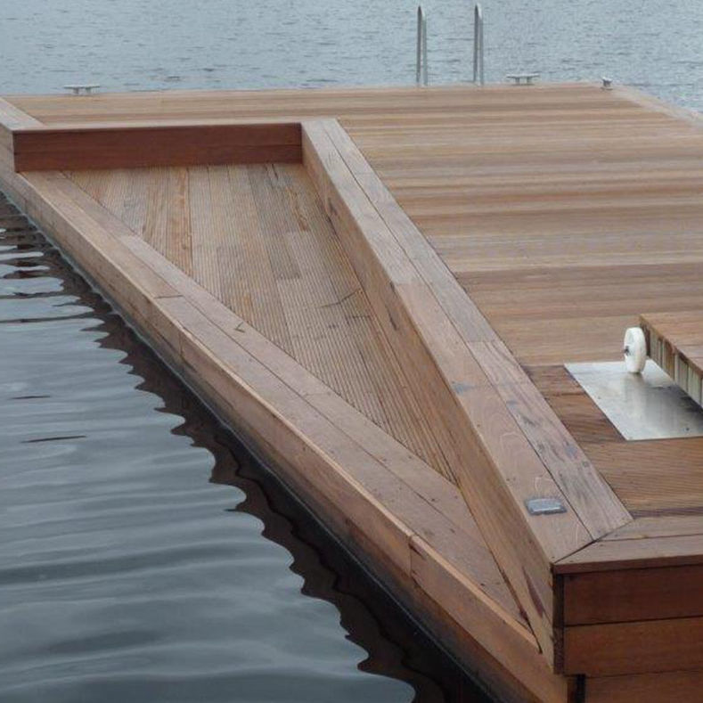 Timber dock decking - SF MARINA