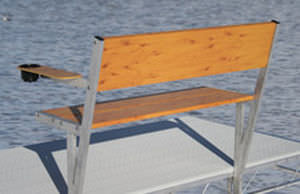 Dock bench - FLOE INTERNATIONAL, INC. - 3-seater
