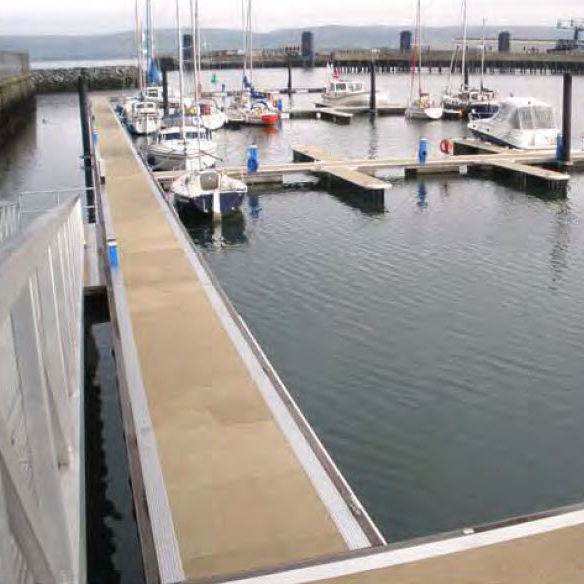 Composite dock decking - SOL-DECK - Solent Marine