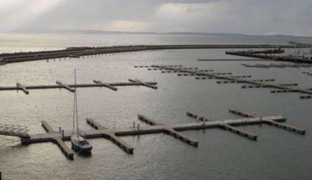 Floating breakwater - BELLAMER - concrete