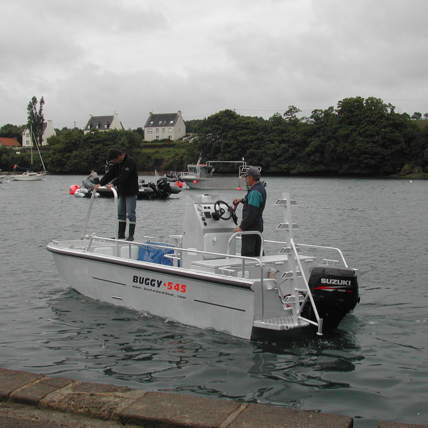 Utility boat - BUGGY 545 - BORD A BORD - outboard / aluminum