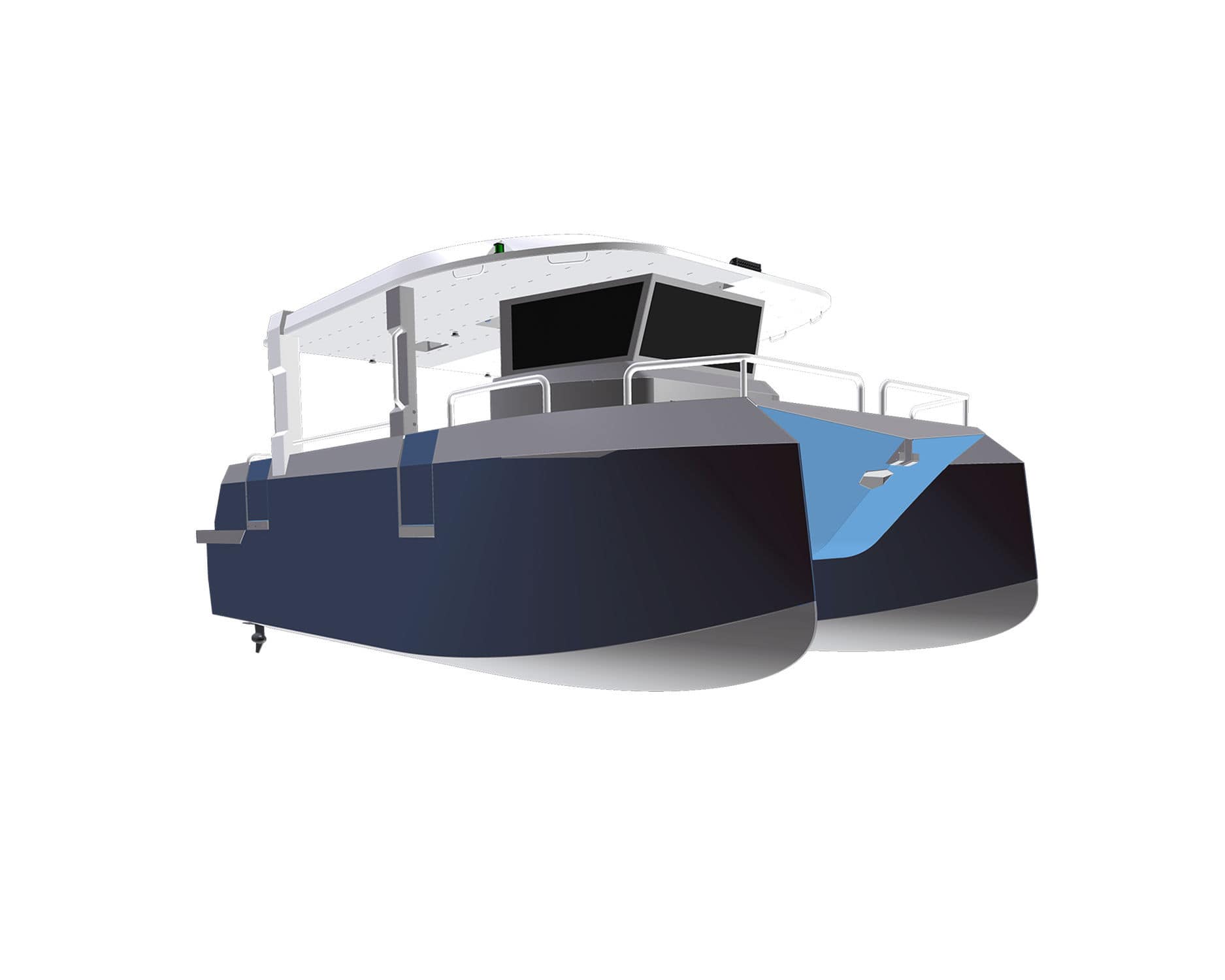 Dive support boat - PIXSEACAT 900 - BORD A BORD - catamaran / outboard ...